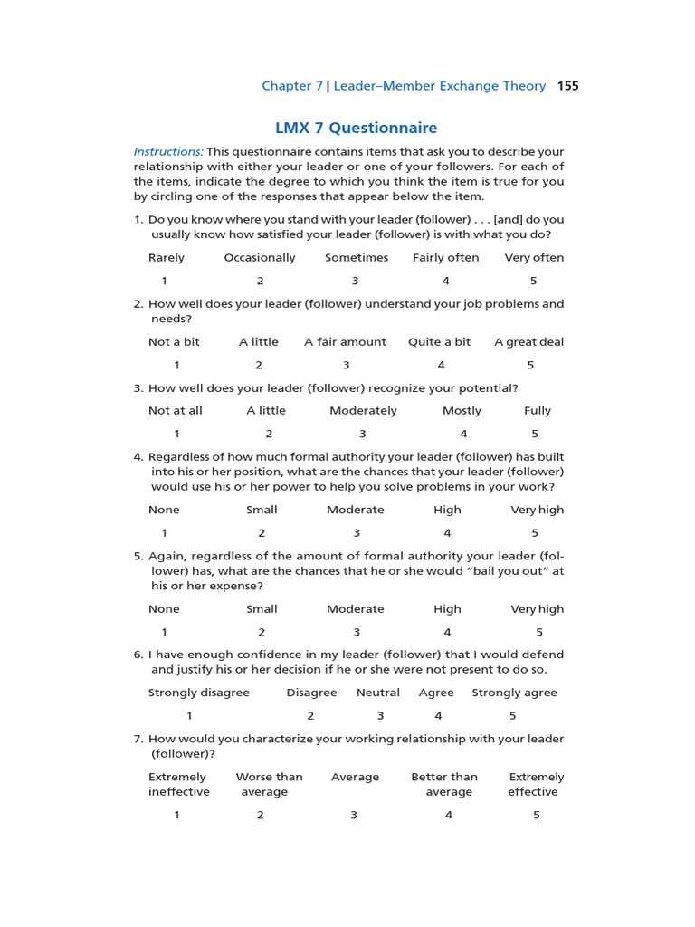 Relationship Questionnaire | PDF | Emergence | Leadership