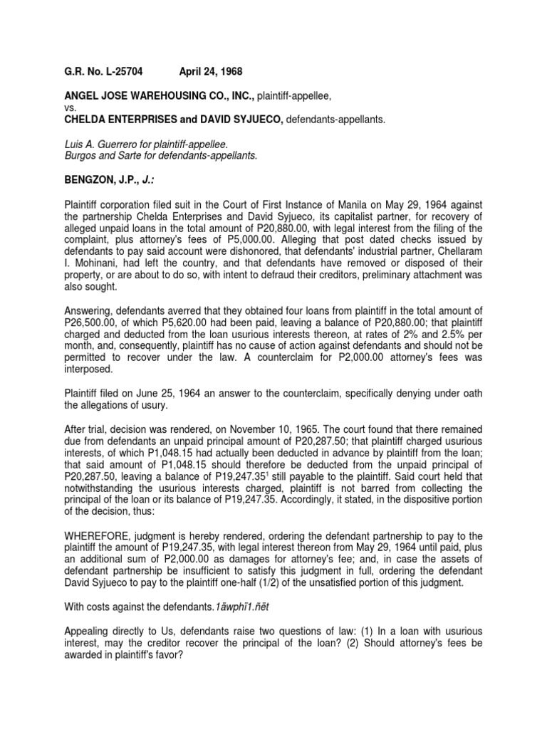 Scra | PDF | Usury | Interest