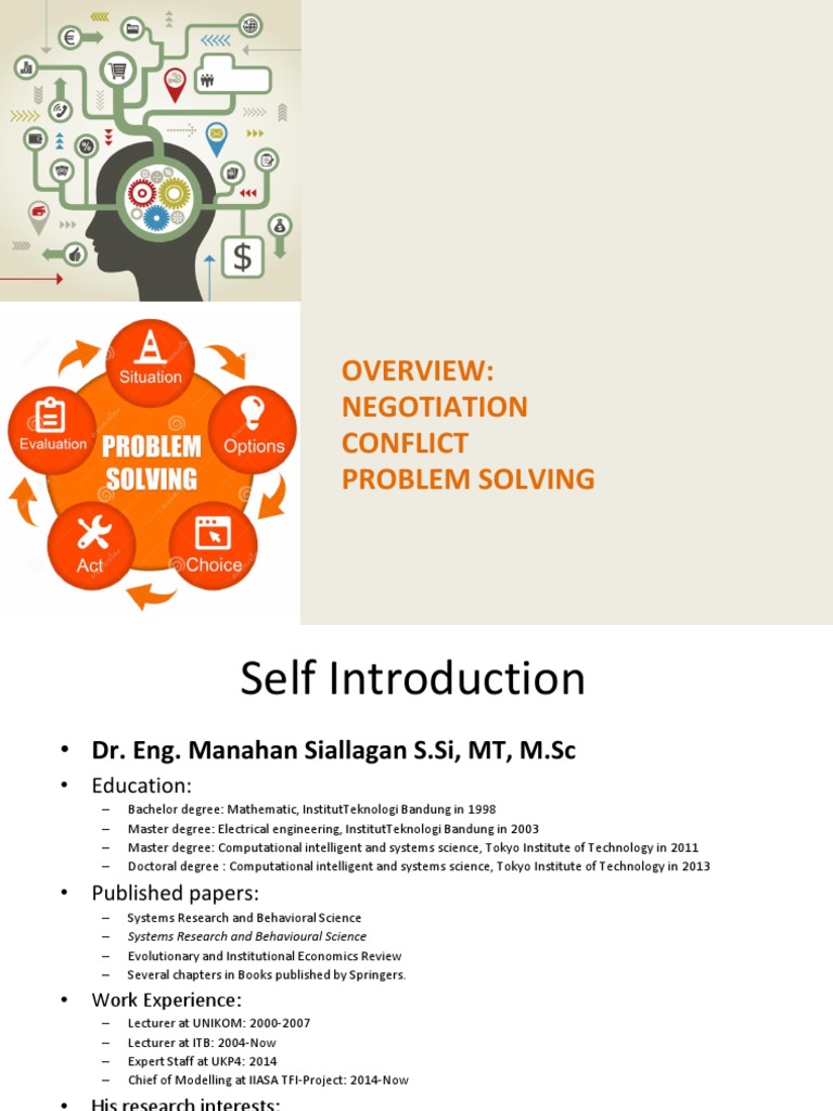 Overview: Negotiation Conflict Problem Solving | Download Free PDF ...