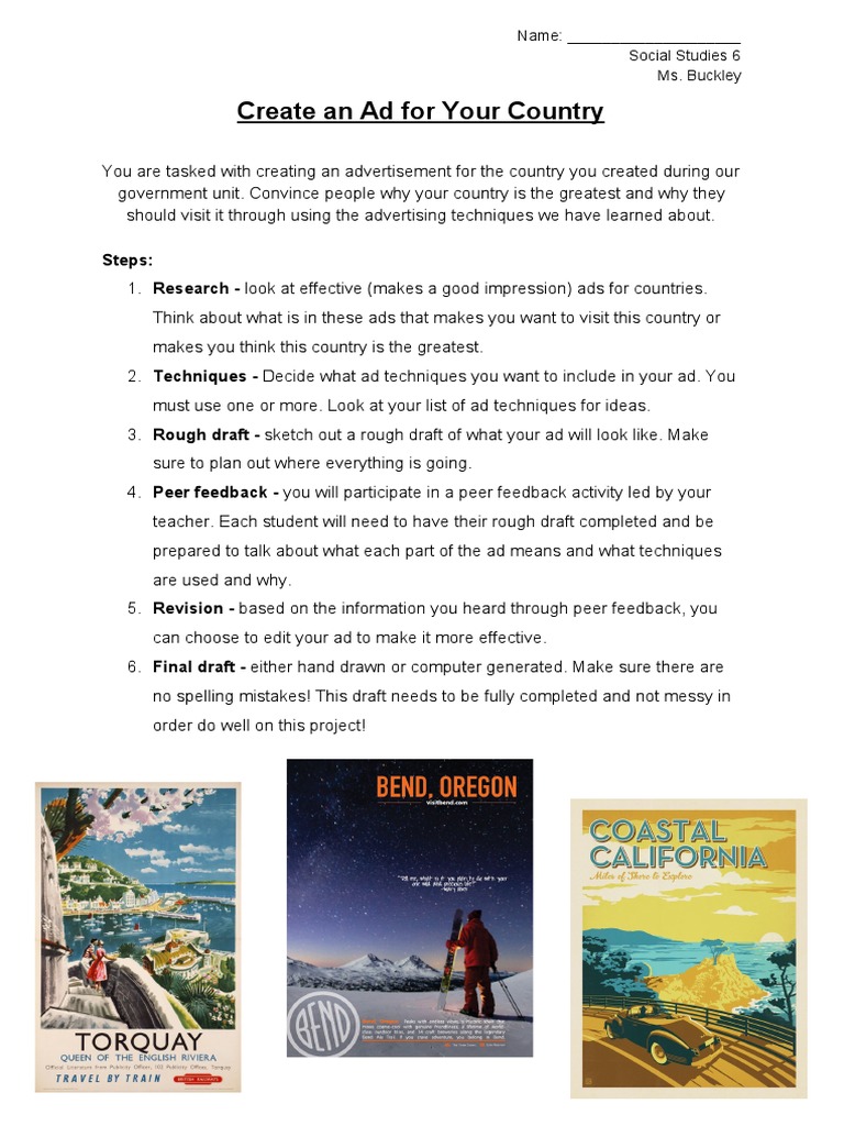 Ad For Countries | PDF