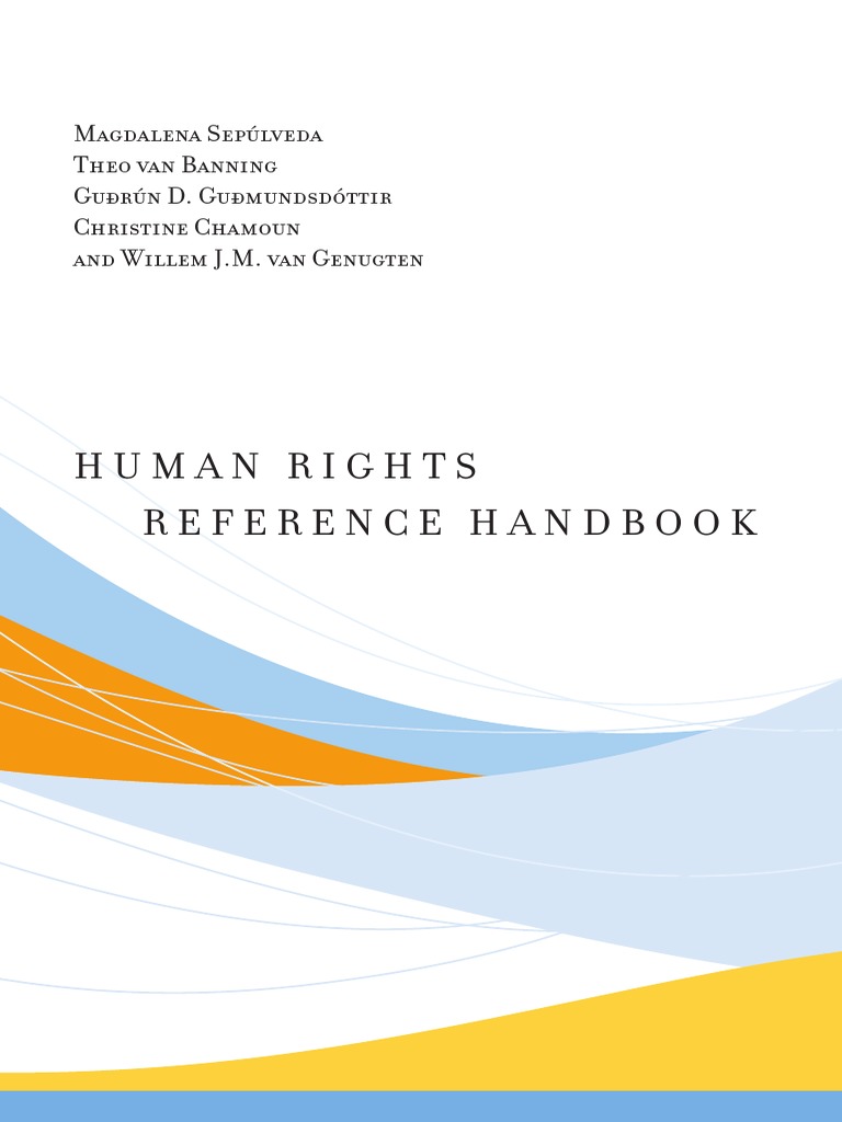 Human Rights Reference Handbook | Organization For Security And Co ...