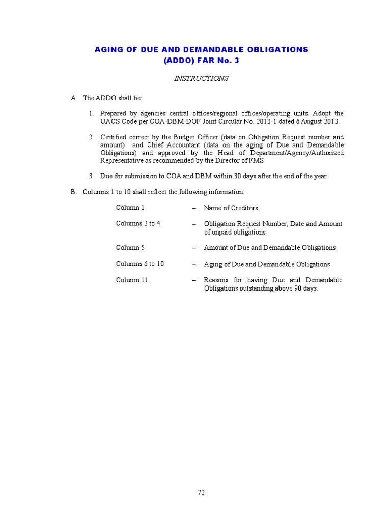 Appendix 22 - Instructions - FAR No. 3 | PDF | Government | Government ...