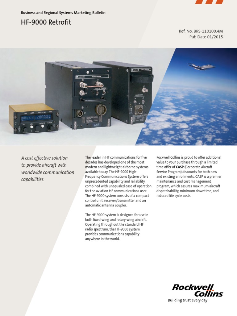 MB HF 9000 Retrofit | PDF | High Frequency | Duplex (Telecommunications)