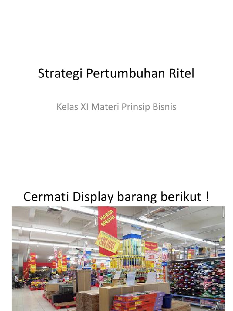 Strategi Pertumbuhan Ritel | PDF | Bisnis