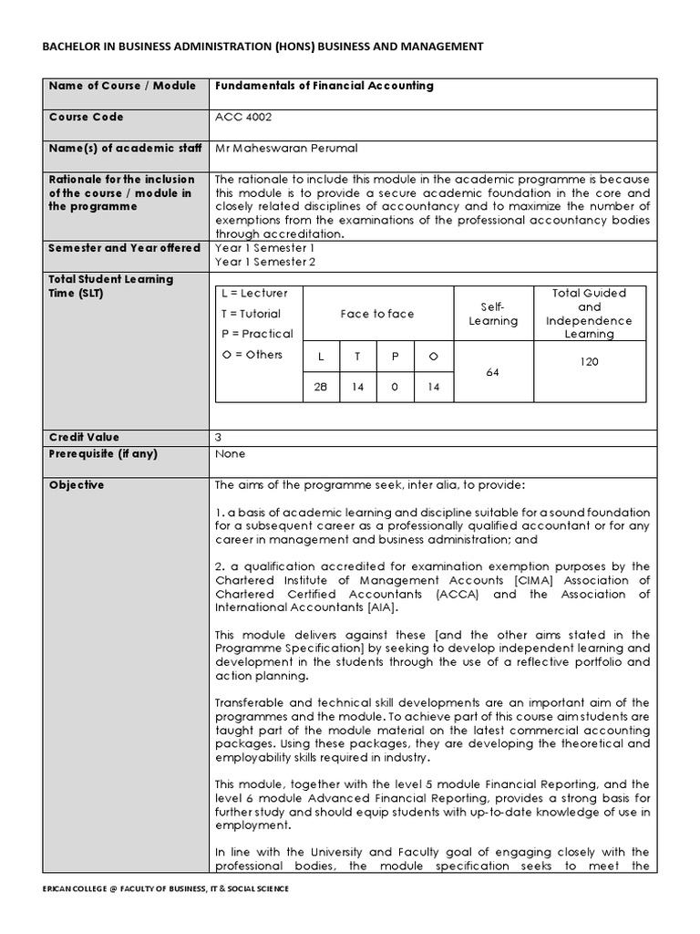 Fundamentals of Financial Accounting | PDF | Educational Assessment ...