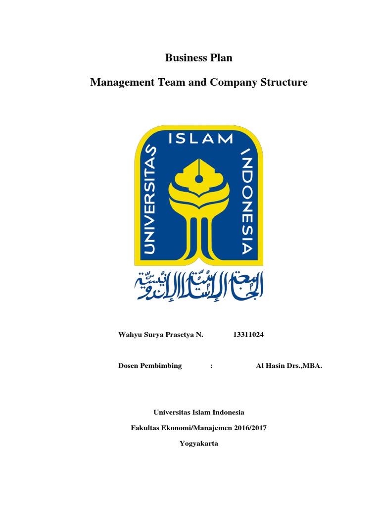 Management Team and Company Structure | PDF
