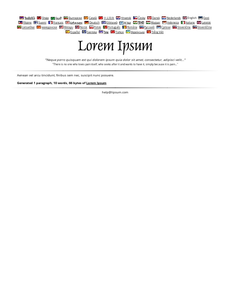 Lorem Ipsum: "Neque Porro Quisquam Est Qui Dolorem Ipsum Quia Dolor Sit Amet, Consectetur ...