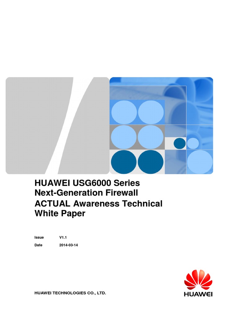 HUAWEI USG6000 Series Next-Generation Firewall Technical White Paper ...