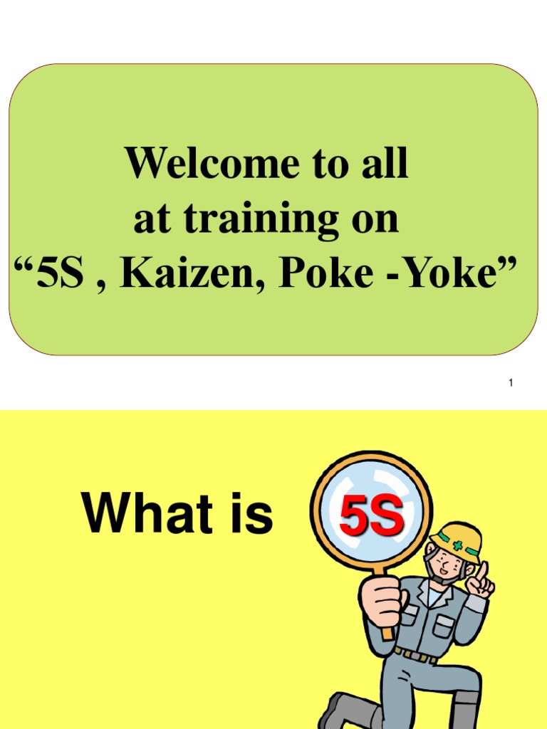 5S Training For SS | PDF | Industries | Production And Manufacturing