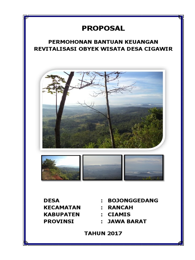 Proposal Cigawir | PDF | Ilmu Sosial