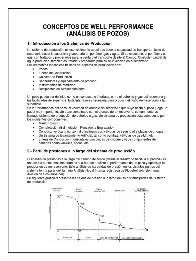 Conceptos de Well Performance | PDF | Permeabilidad (Ciencias de la ...