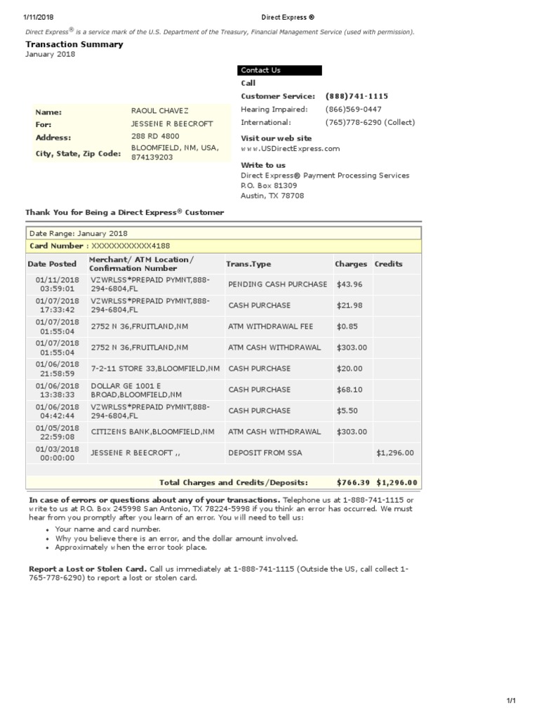 Transaction Summary: Contact Us | PDF | Automated Teller Machine ...