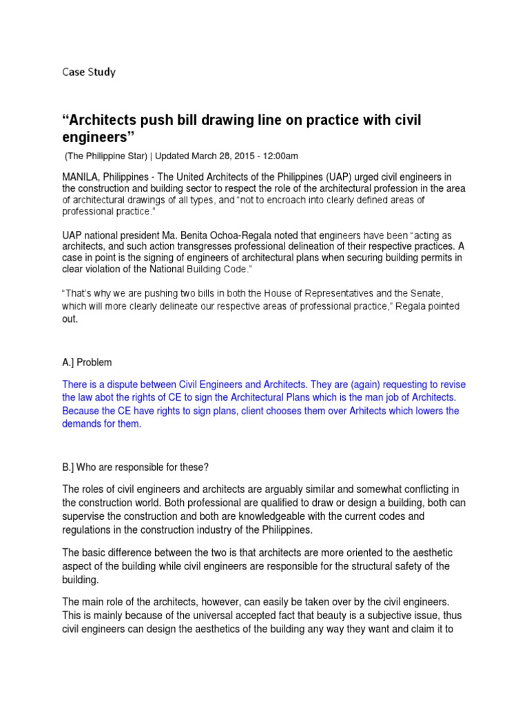 Case Study | Architect | Civil Engineering