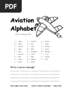 Aviation Alphabet PDF | PDF | Naming Conventions | Notation
