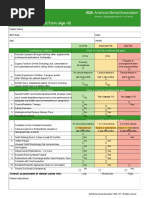 Caries - Risk - Assessment - Form ADA | PDF