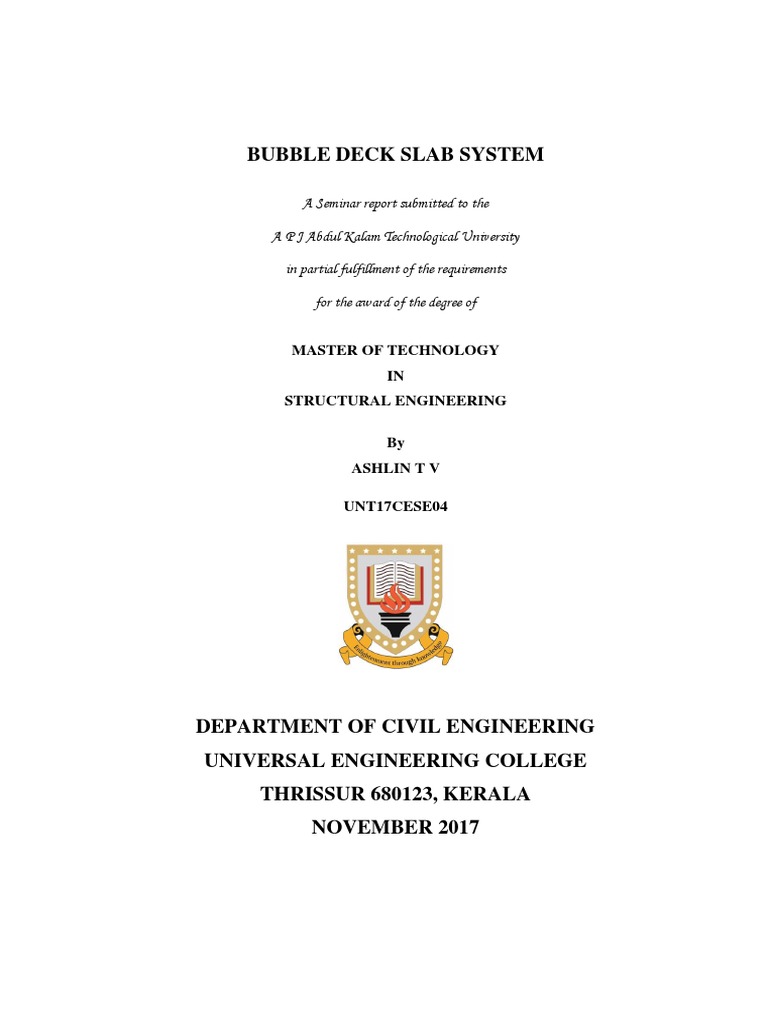 Bubble Deck Slab System | PDF | Concrete | Precast Concrete