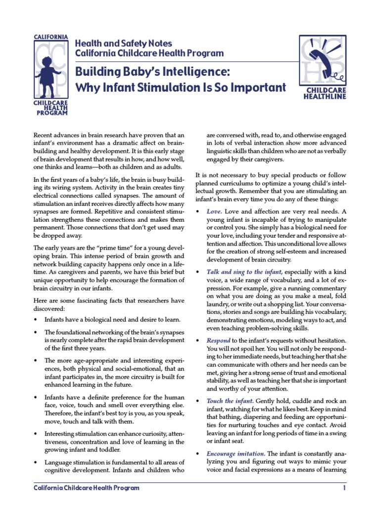 Building Baby's Intelligence: Why Infant Stimulation Is So Important ...