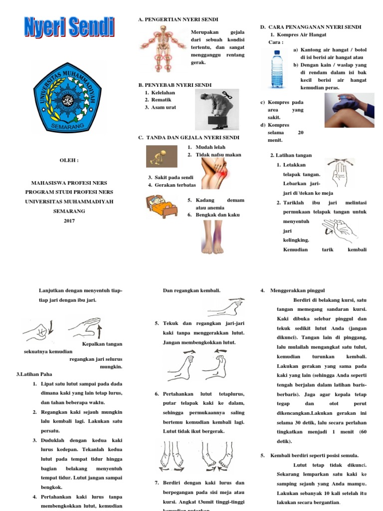 Leaflet Nyeri Sendi | PDF