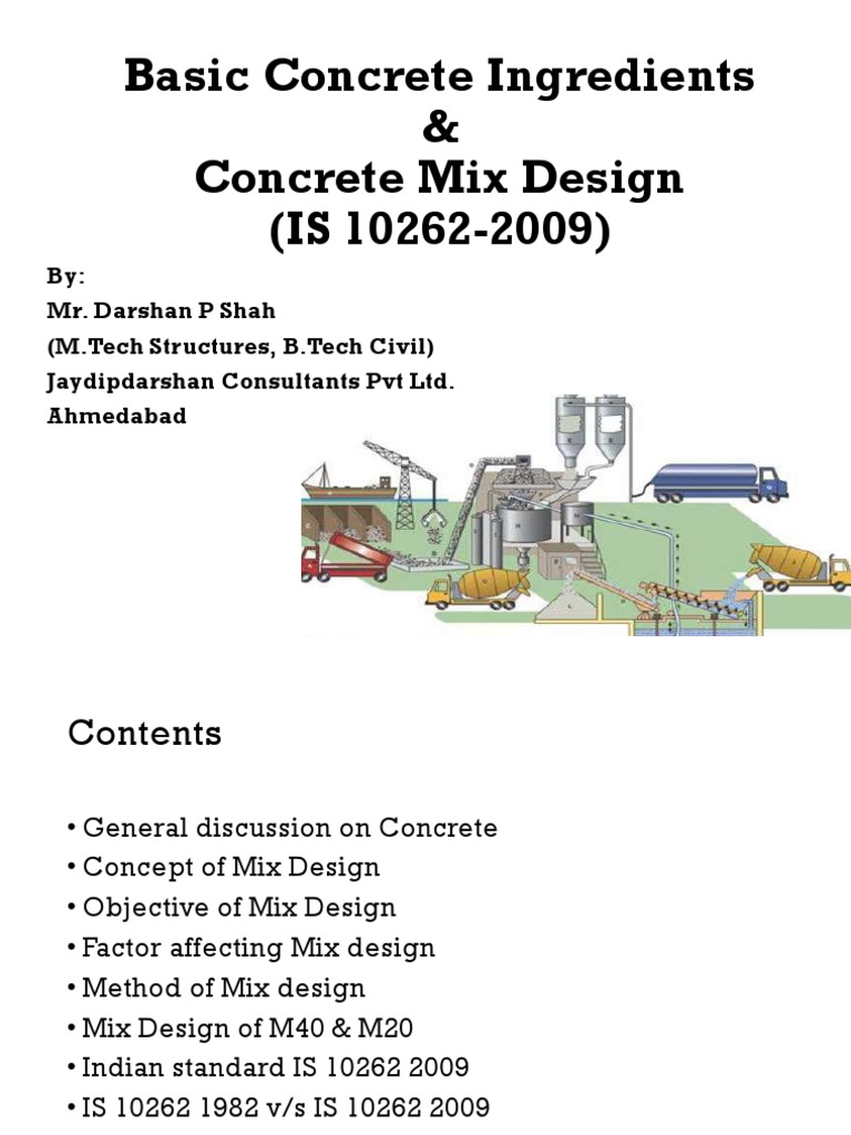 Ds - Concrete Mix Design | PDF | Concrete | Structural Engineering