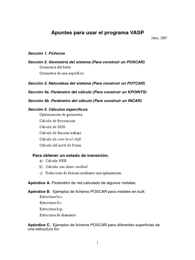 Manual Vas P | PDF | Optimización Matemática | Electrón
