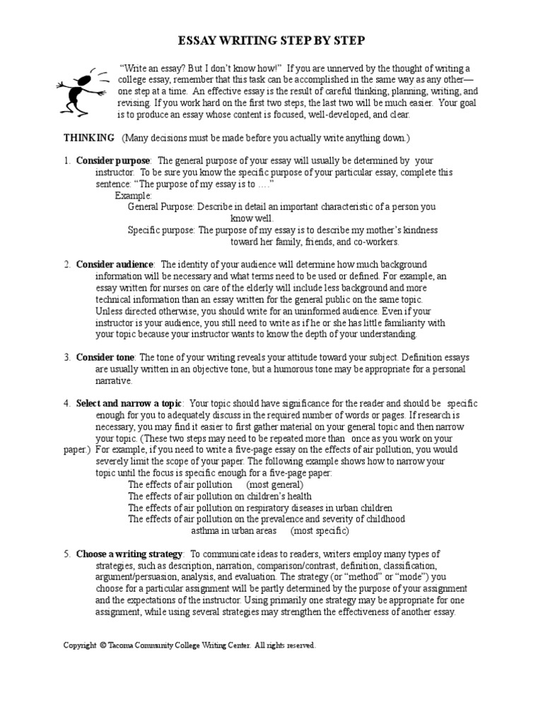 Essay Writing Step by Step A | Download Free PDF | Essays | Thesis