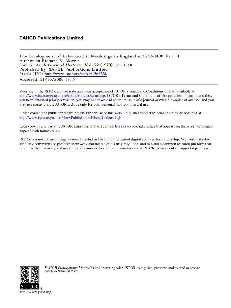 SAHGB Publications Limited | PDF | Gothic Architecture | Vault ...