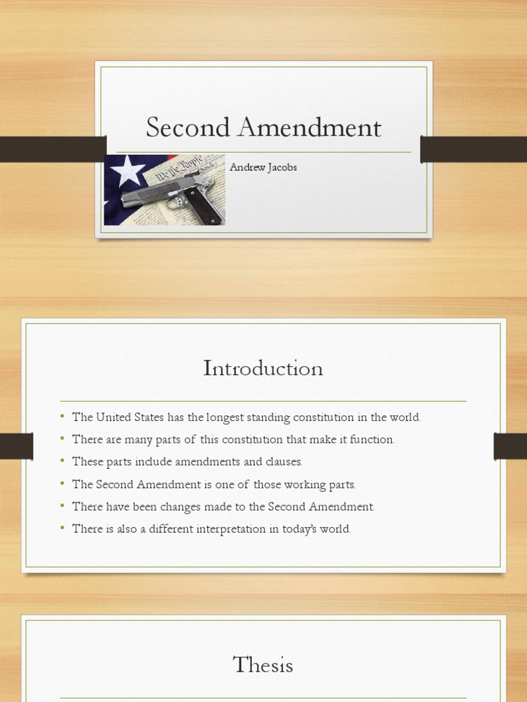 2nd Amendment | PDF | Second Amendment To The United States ...