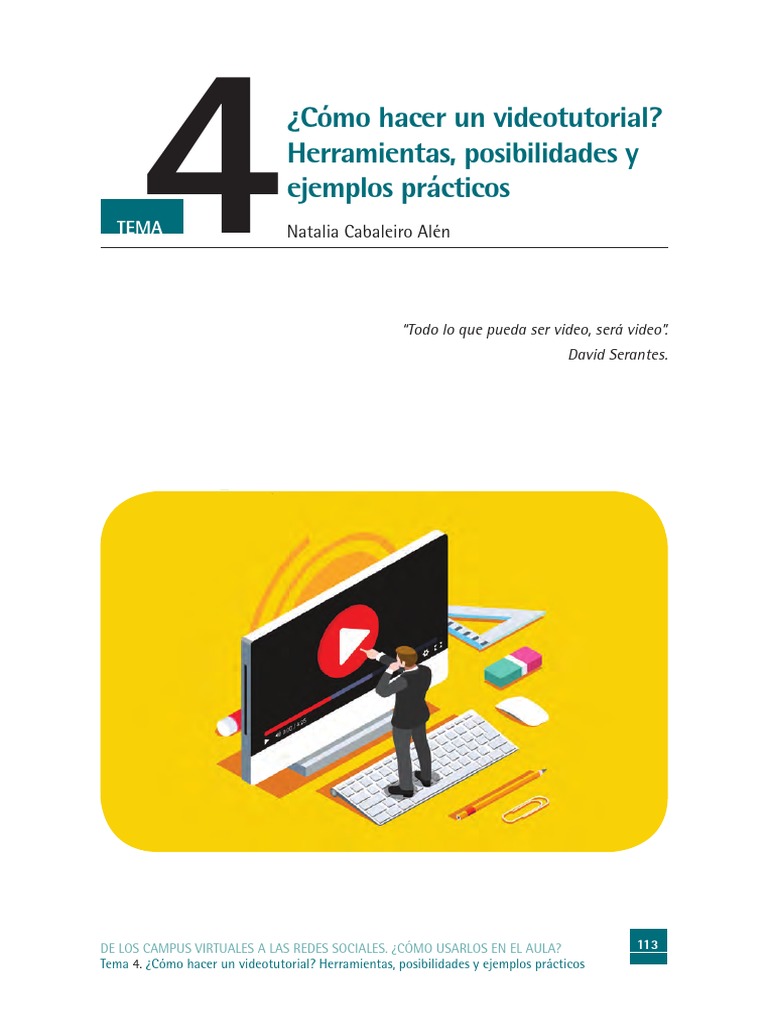 Videotutoriales Educativos: Guía Práctica | PDF | Youtube | Aprendizaje