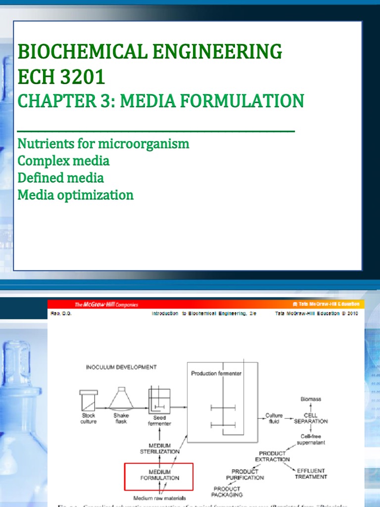 3 Chapter3 Media Formulation | PDF | Growth Medium | Nutrients