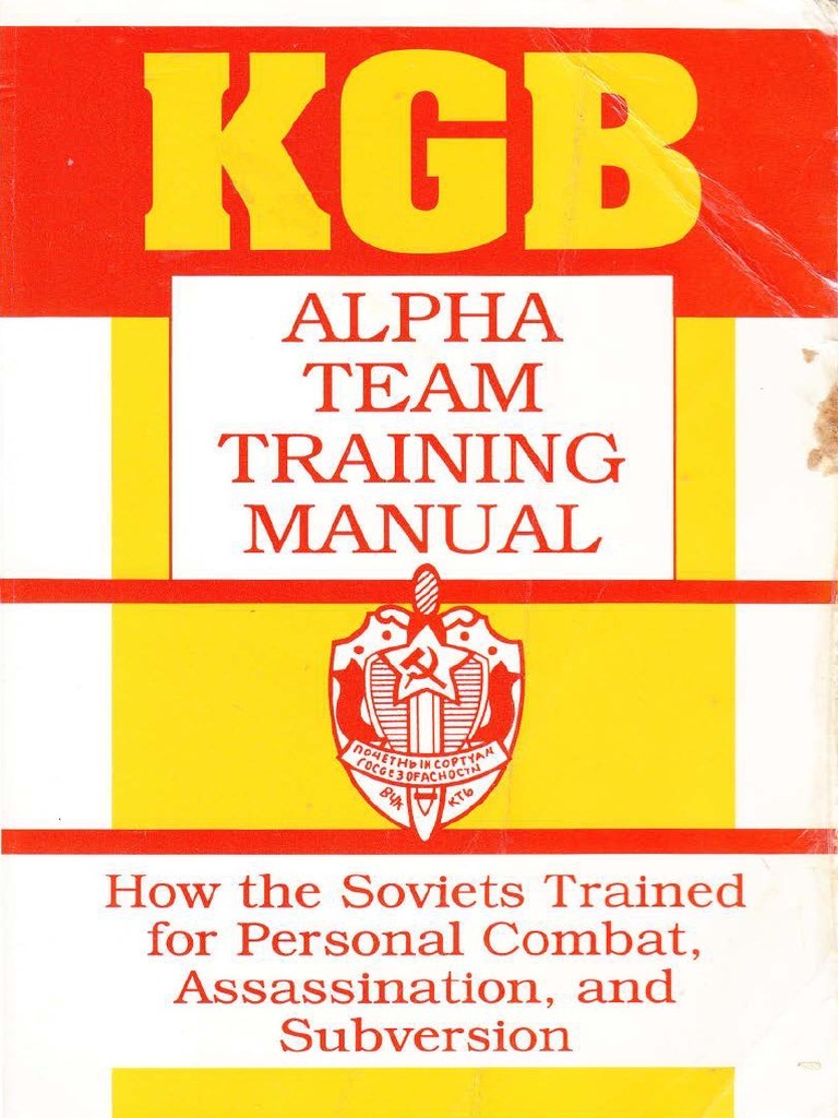 KGB Alpha Team Training Manual PDF | PDF | Nkvd | KGB
