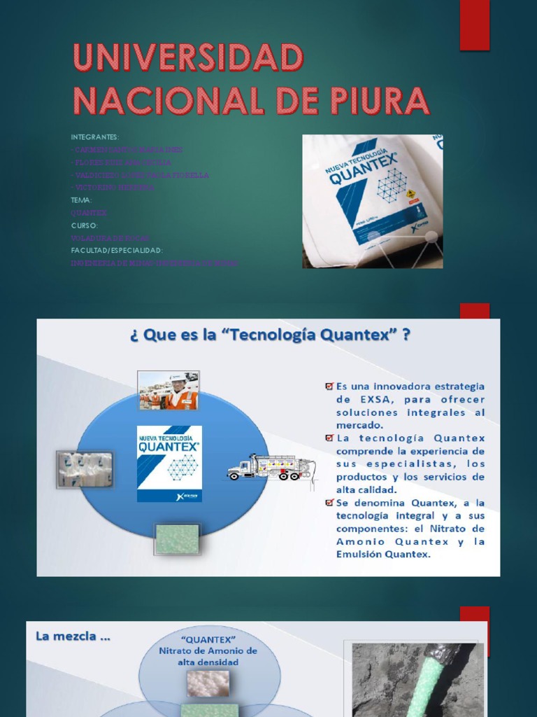 Diapositivas Quantex | PDF