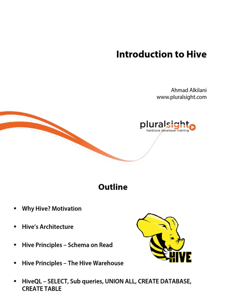 Introduction to Hive Basics & HiveQL | PDF | Computing Infrastructure | Software Engineering