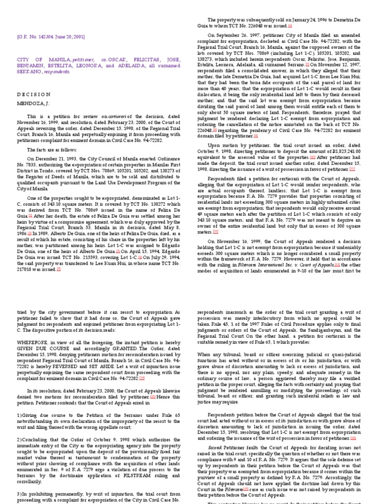 RULE 67 Expropriation | Eminent Domain | Court Of Appeal Of Singapore ...