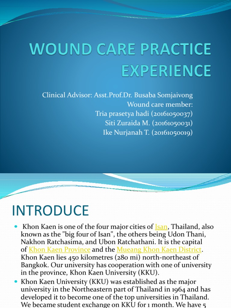 Wound Care Practice Experience | PDF