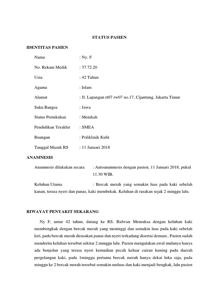 Case Report Selulitis | PDF
