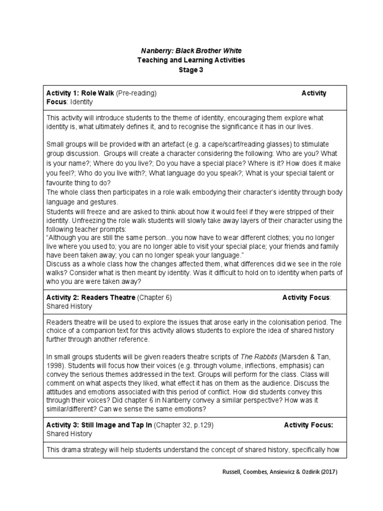 Nanberry - Black Brother White | PDF | Conscience | Reading Comprehension