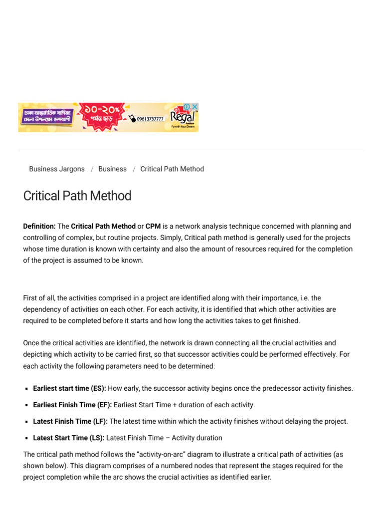What Is Critical Path Metho | PDF | Areas Of Computer Science | Systems ...