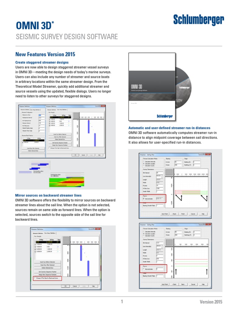 OMNI 3D New Features | PDF | Reflection Seismology | 3 D Computer Graphics
