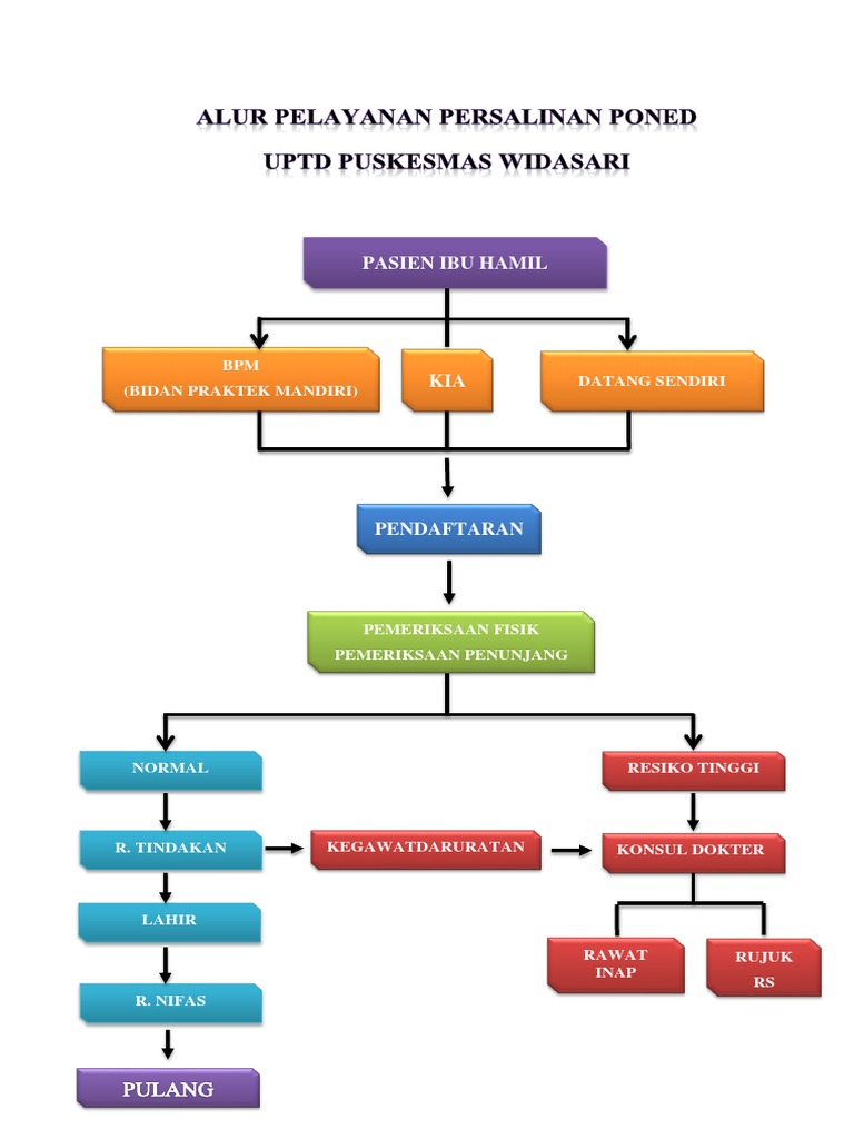 Alur Pelayanan Persalinan Poned | PDF