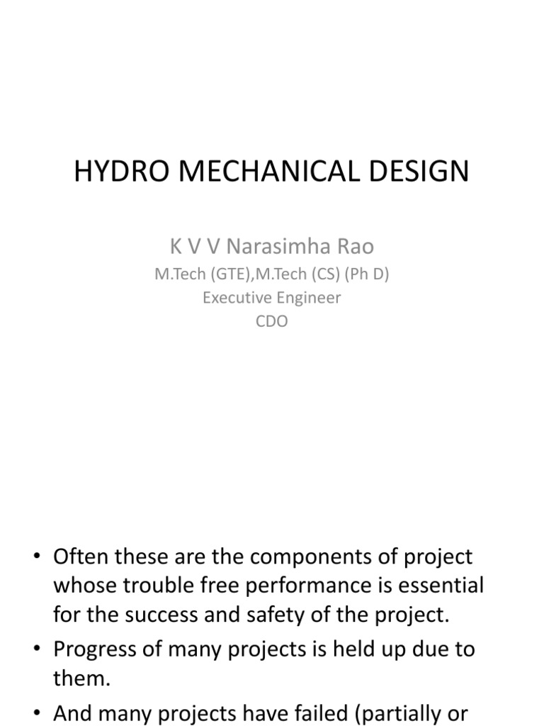 Hydro Mechanical Design PDF | Download Free PDF | Beam (Structure ...