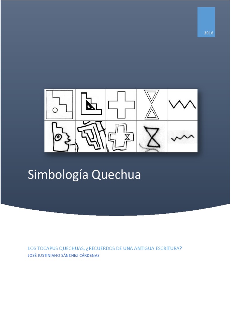 Simbologia Quechua, Los Tocapus | PDF | Perú | Andes