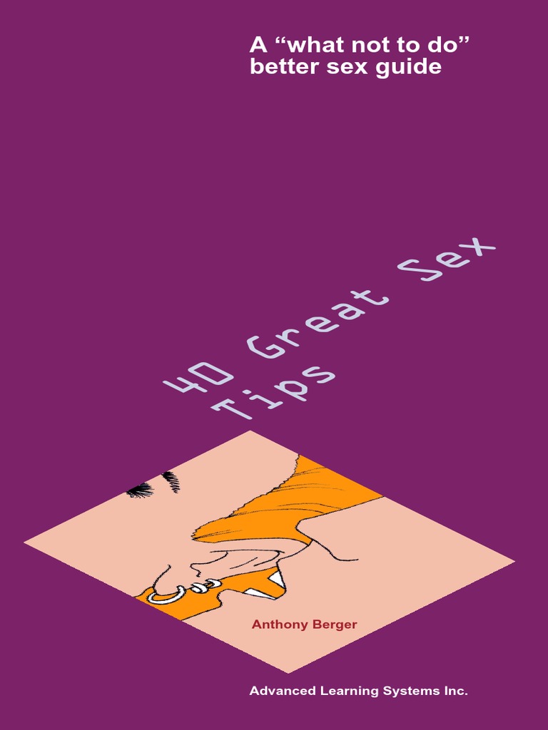 Anthony Berger - Sex Tips PDF | PDF