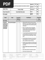 Risk Assesment For Formwork Activity | PDF | Risk | Hazards
