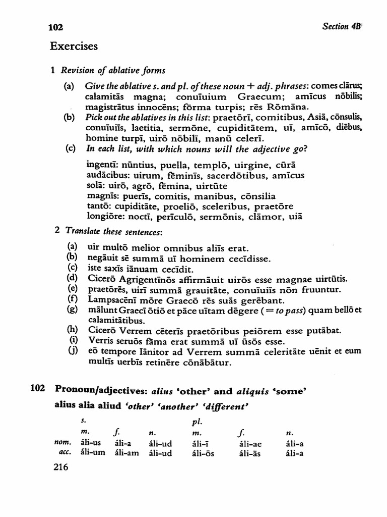Reading Latin 216 To 235 | PDF