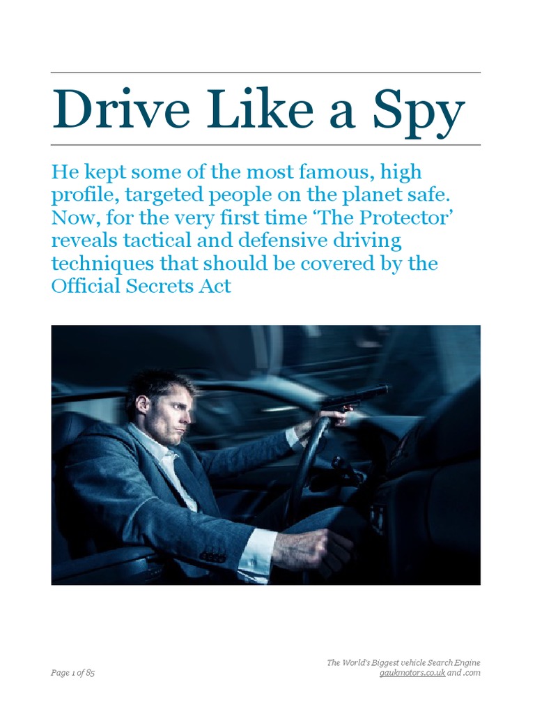 Drive Like A Spy | PDF | Van | Surveillance