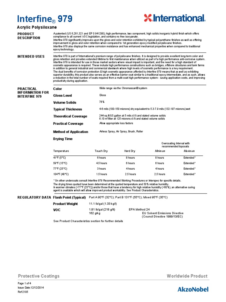 Interfine 979 | PDF | Epoxy | Silicone