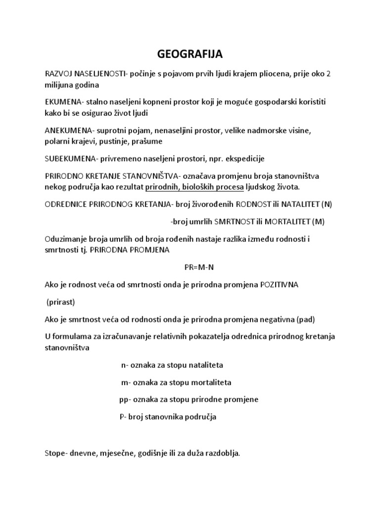 Geografija 2. Raz | PDF