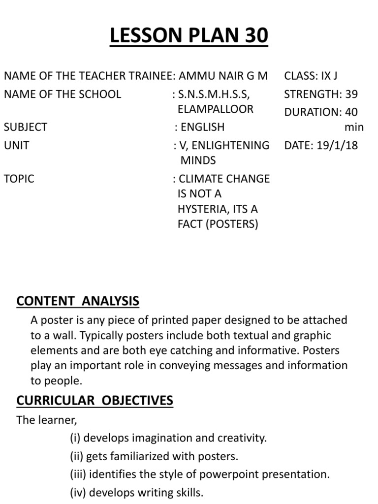 Ict Lesson Plan | PDF | Lesson Plan | Educational Technology