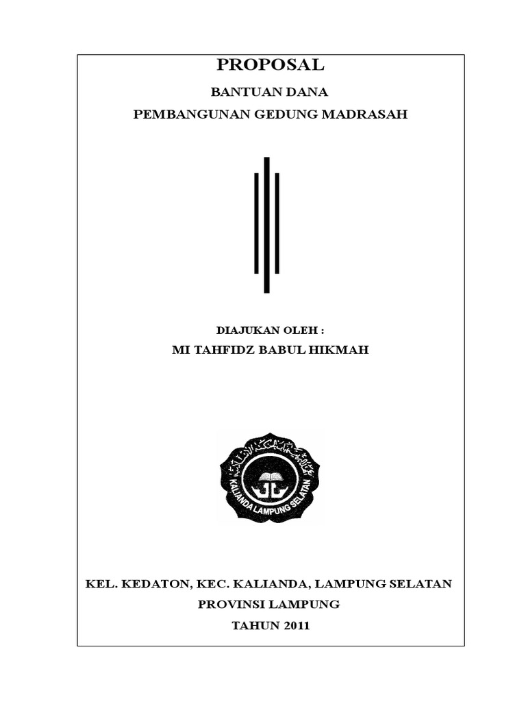 Contoh Sampul RKB Kemenag | PDF