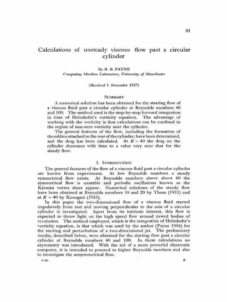 Journal of Fluid Mechanics Digital Archive Volume 4 Issue 1958 (Doi 10.1017 - S0022112058000318 ...